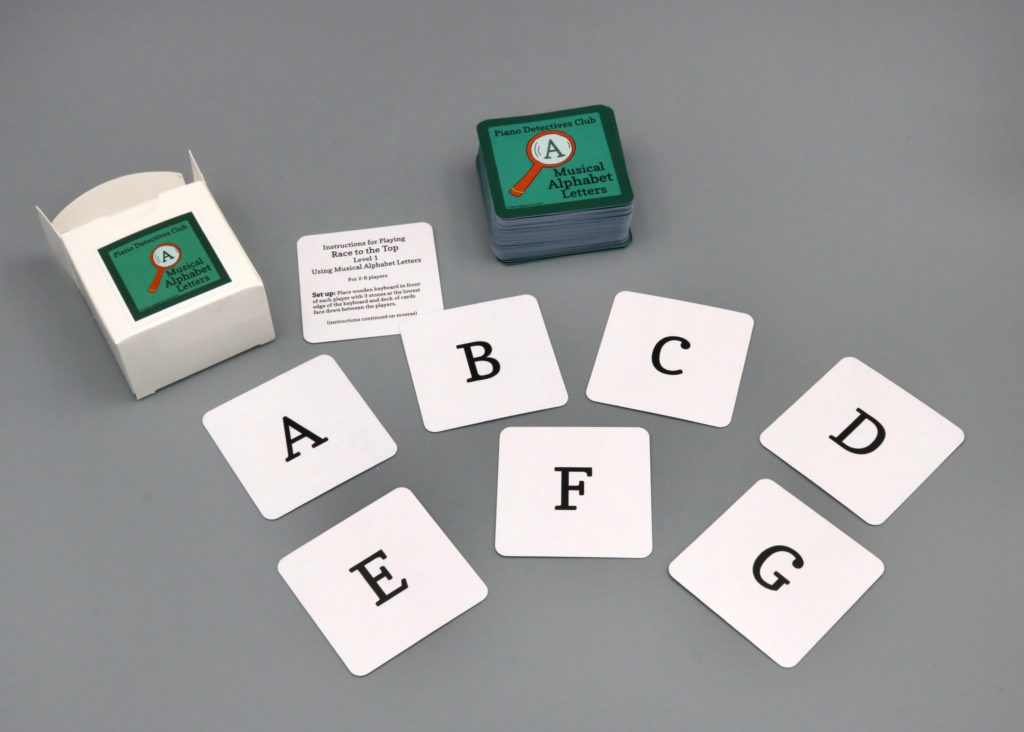 Musical Alphabet Letters Cards